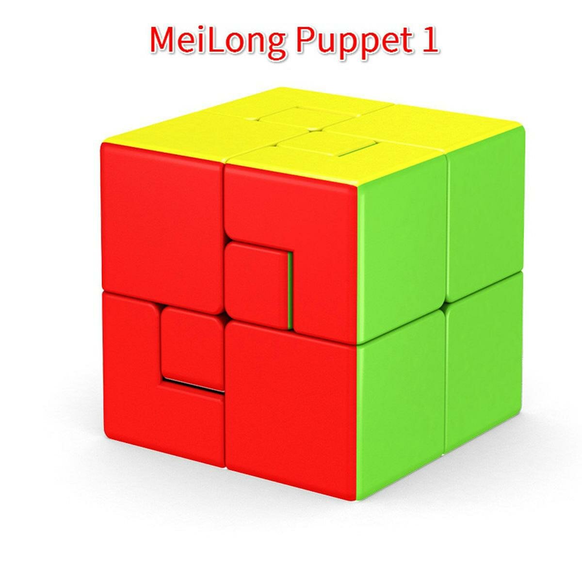 MoYu Meilong Puppet One Two Speed Cube 3x3 Magic Cubes Cubing Classroom Speed Puzzle Magic Cube Stickers Baby Kids Toys