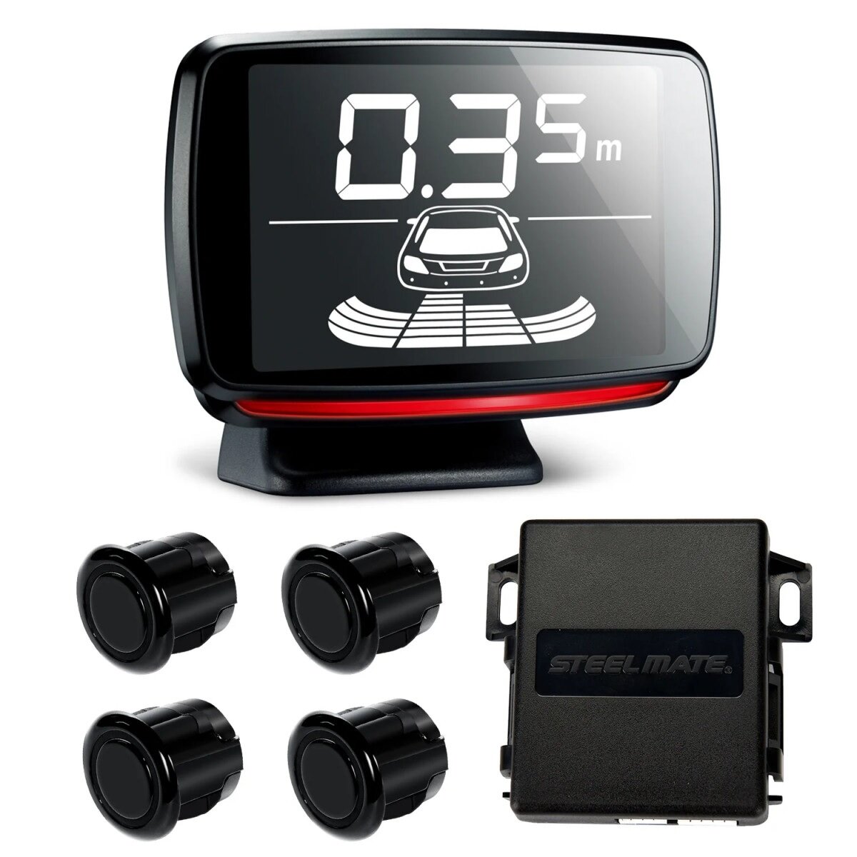 Парктроник для коммерческого транспорта STEELMATE PTS-400 V12 COM