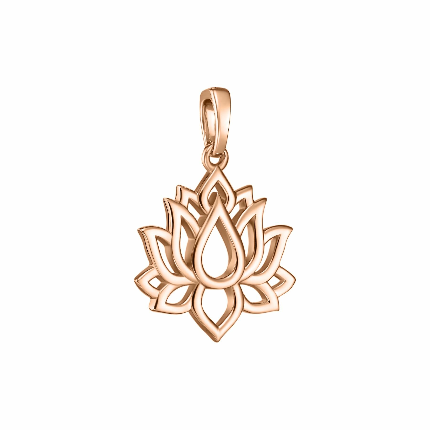 Подвеска, красное золото, 585 проба