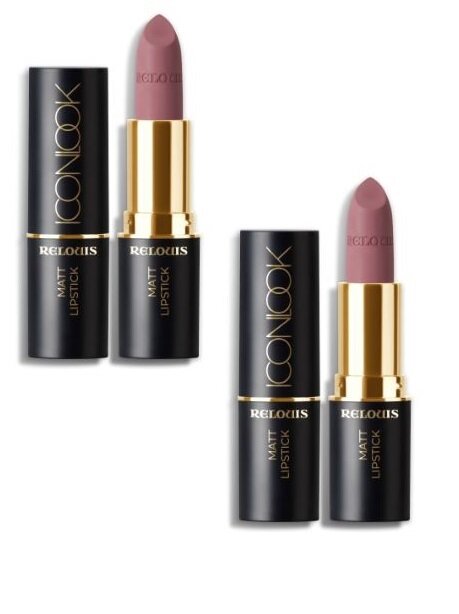 Помада матовая Relouis Icon Look тон 04 Nude Liberte, 2 шт