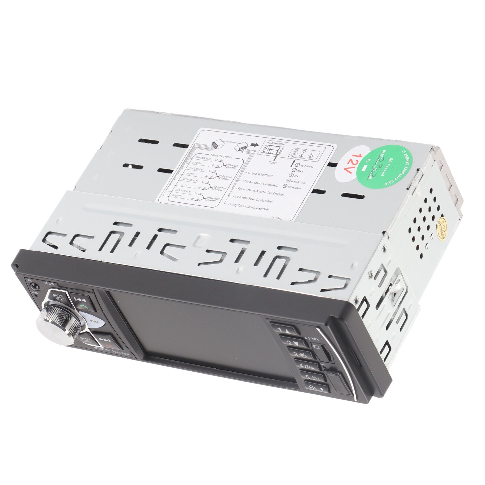 4.1 Inch HD Bluetooth Handsfree Car MP5 Player Video Playback FM Radio AUX Memory Card USB Remote Control (With Camera)