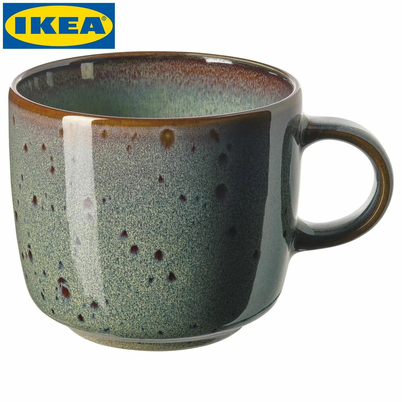 IKEA Чашка кофейная "Кофейная чашка из каменного фарфора", 370 мл, 1 шт