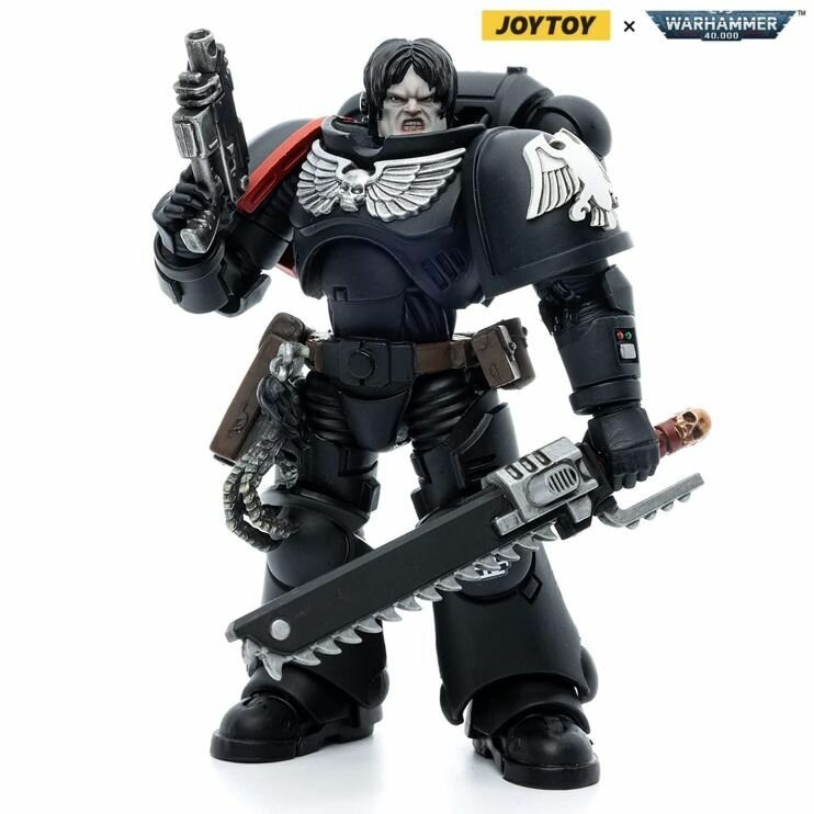 Подвижная фигурка JOYTOY Warhammer 40000 Salamanders Intercessors Brother Colvane BRW0126-E