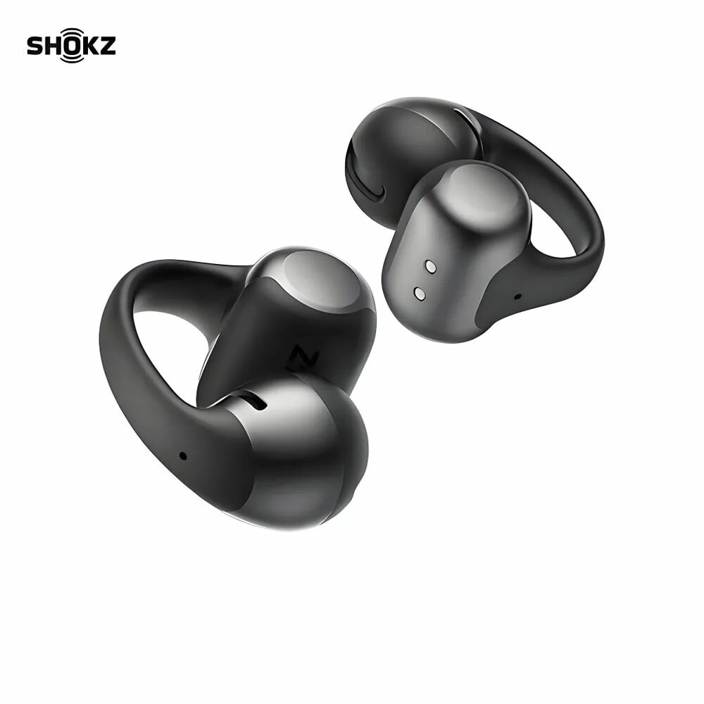Наушники спортивные Shokz "OpenDots" ONE E310, беспроводные клипсы, черные