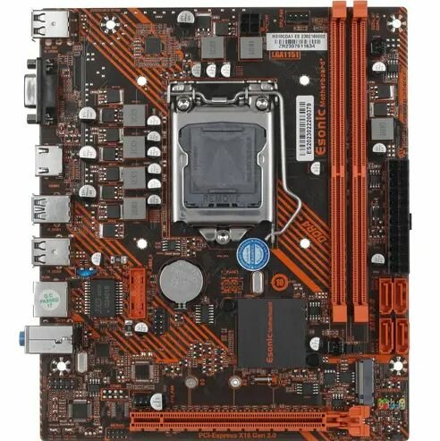 Материнская плата Esonic H310CDA1 V51 (H310CDA1 V51) - LGA 1151-v2, Intel H310, 2xDDR4-2400 МГц, 1xPCI-Ex16, 1xM.2, Micro-ATX