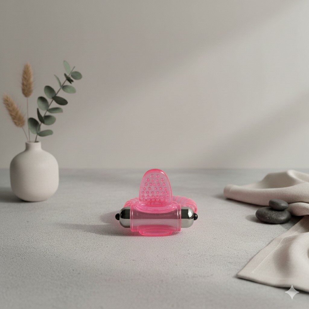 Кольцо BAILE Sweet Ring, с вибрацией, для клиторальной и промежностной стимуляции