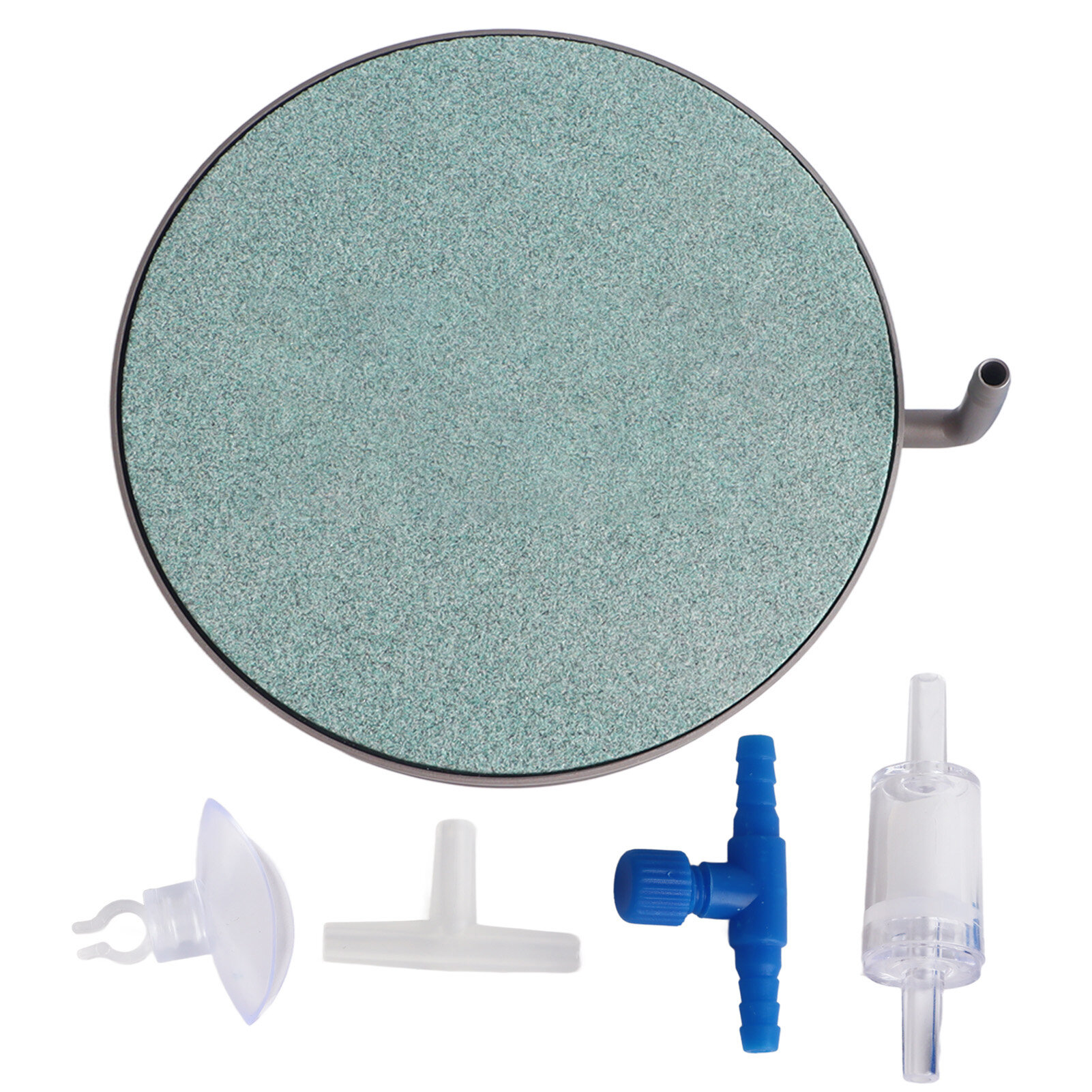 Бесшумный дисковый аэратор для аквариума 58 мм с присосками, эффективный инструмент для аэрации аквариума с кислородом