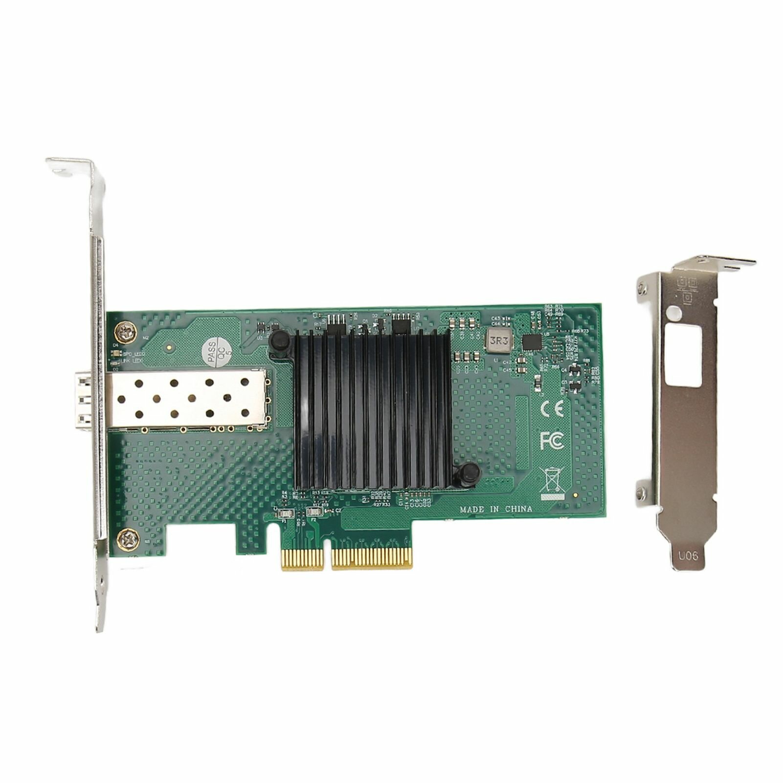 Сетевая карта 10 Гбит/с, PCIe X4, SFP LC, оптоволоконная, для сервера