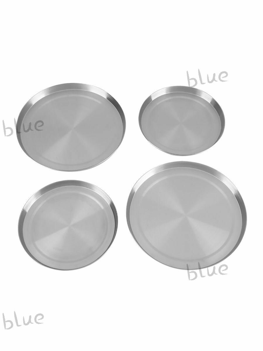 Крышки верхних горелок плиты из нержавеющей стали, защита кухонной плиты 4 шт./компл, термостойкие, легко чистятся, долговечны для длительного использования