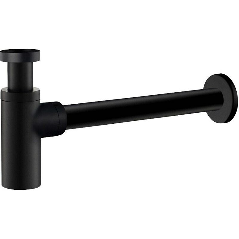 Сифон для раковины Gristo Black GB-306 черный матовый