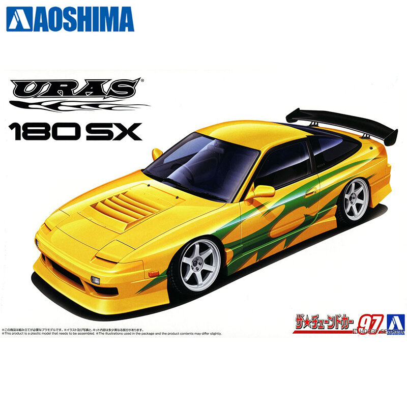 Сборная модель Машинка Aoshima-06761/06762 1/24 URAS Nissan RPS13 180SX Ver.1.2 car model kit