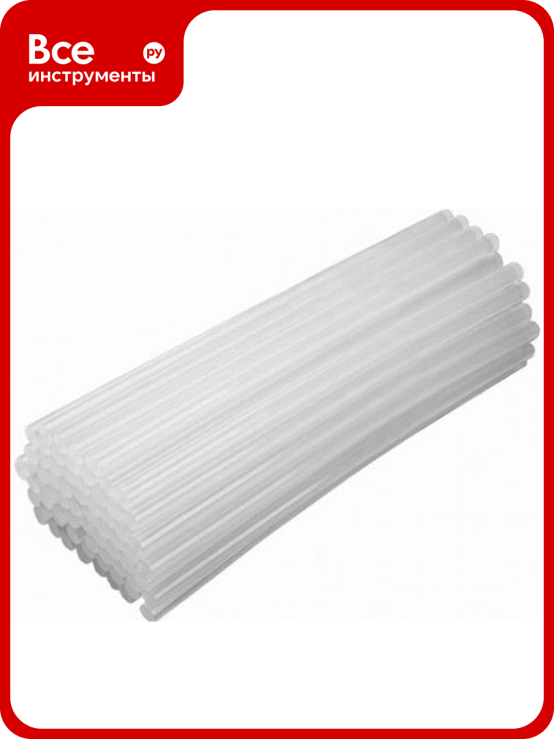 Клей термоплавкий стержневой Adtek 702/7 0.5 кг, 39 шт Mebax, красный, 30 см