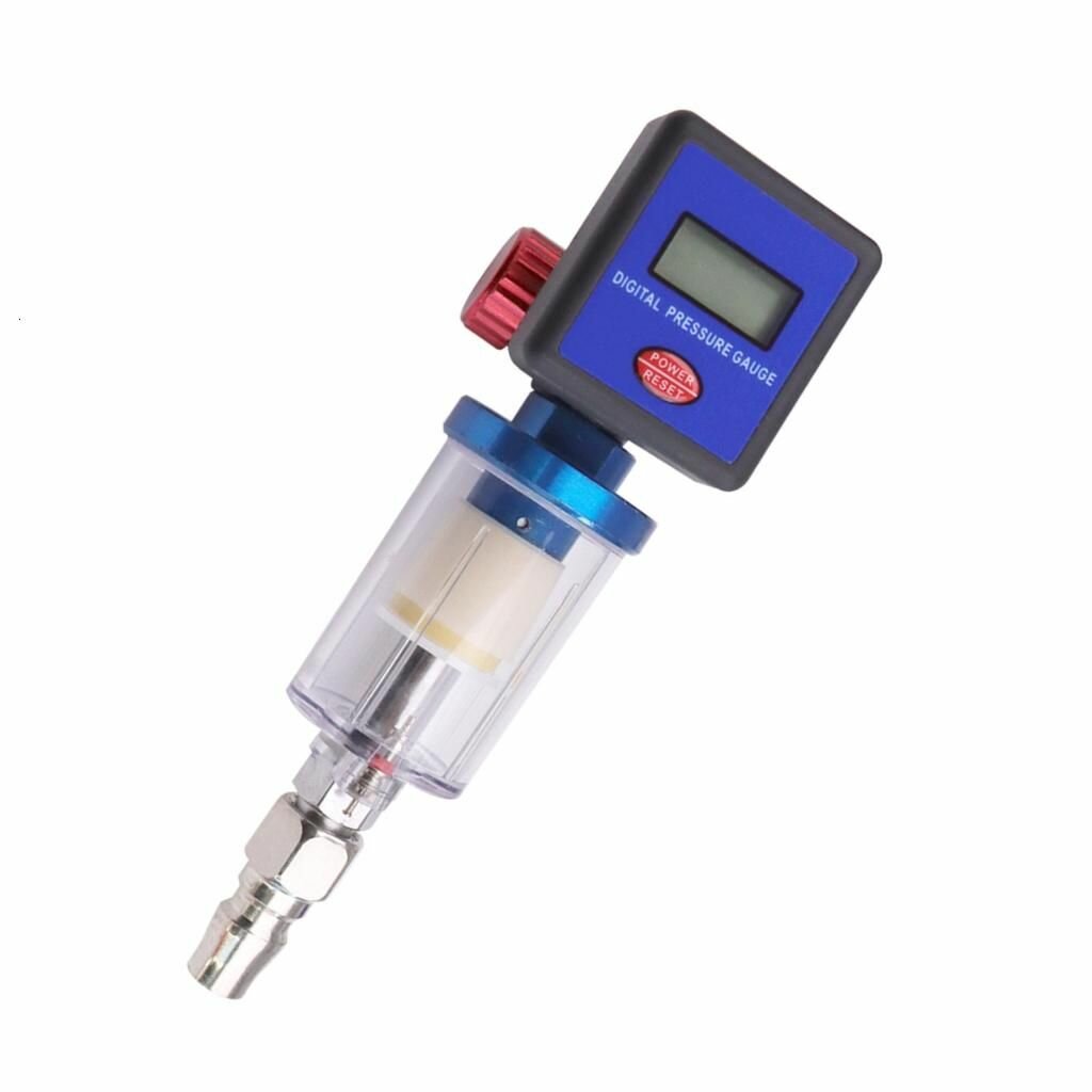 Набор инструментов-Пистолет-распылитель, цифровой дисплей, пневматический инструмент-красный