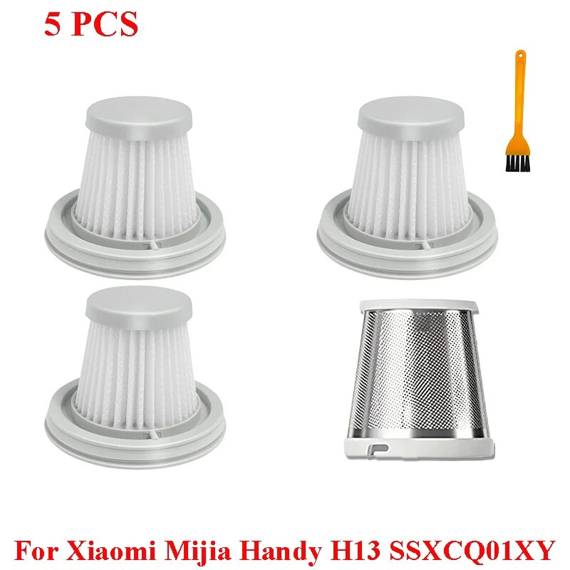 Фильтр HEPA для Xiaomi Mijia H13, 5шт, Белый