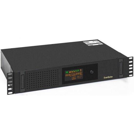 Источники бесперебойного питания Exegate ServerRM UNL-800. LCD. AVR.2SH.3C13. USB.2U 800VA/480W