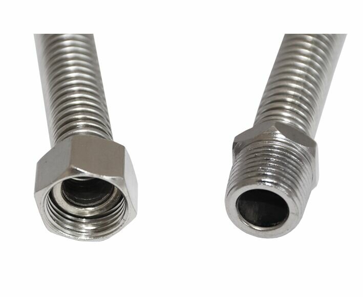 Подводка для газа сильфонная 3,0 м, 1/2" г/ш, Турбо-Тех