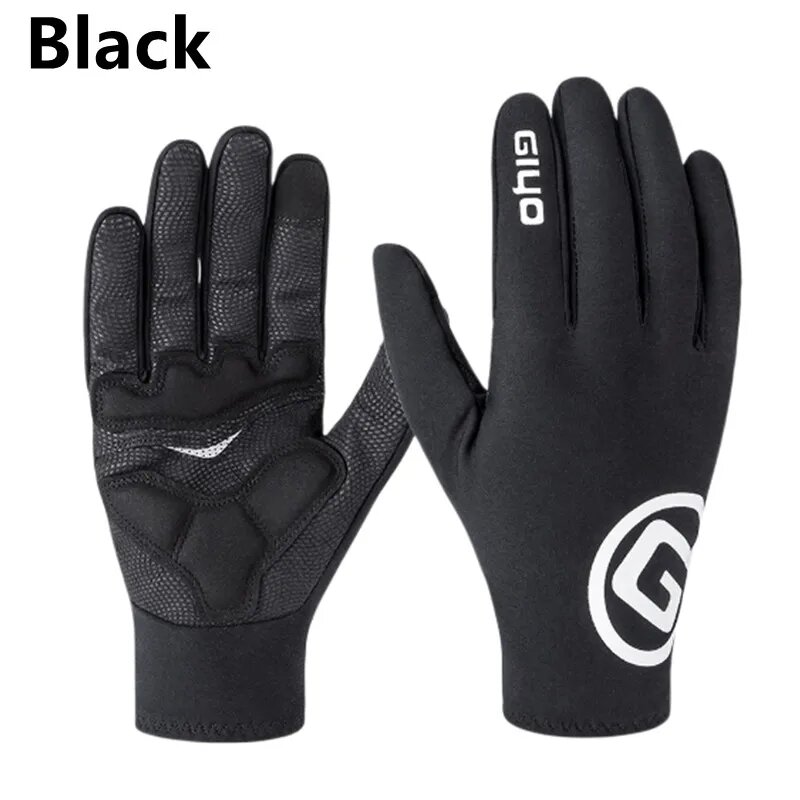 GIYO С-22 перчатки для велоспорта из искусственной кожи, L, Черный, Мужской