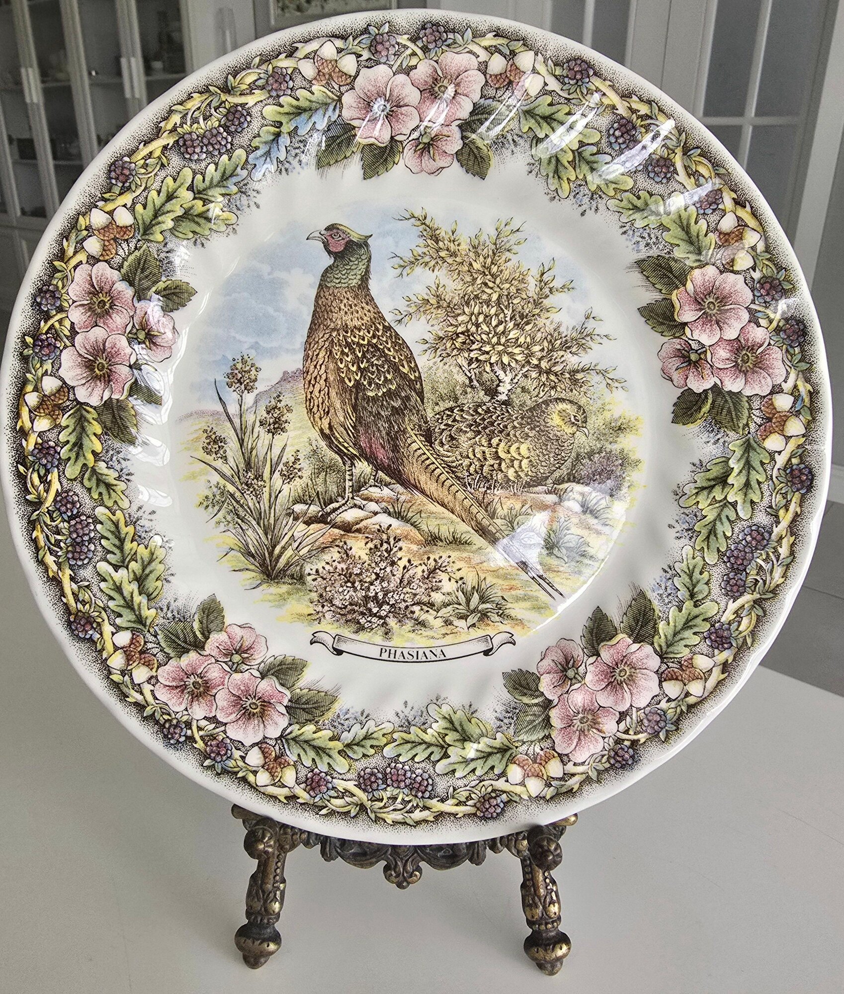 Коллекционная английская тарелка