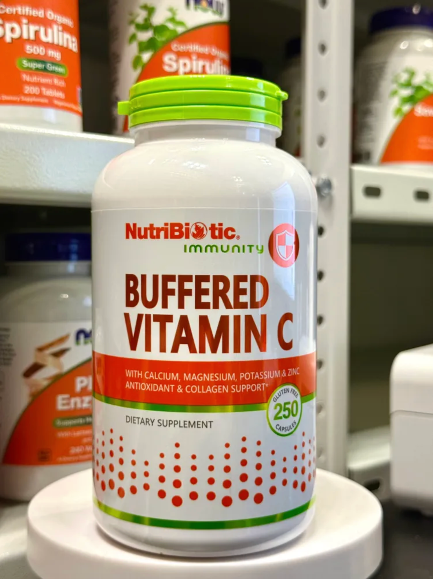 NutriBiotic Buffered Vitamin C - буферизованный витамин C 250 капсул