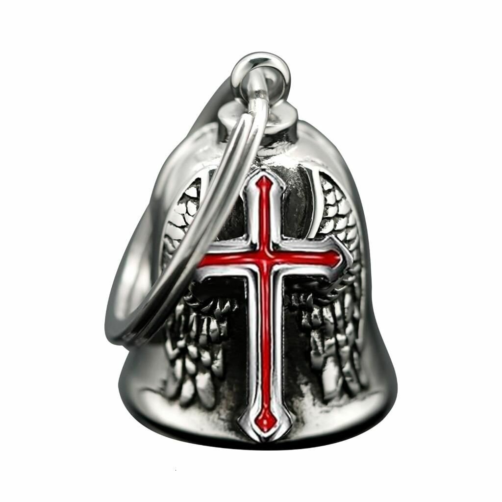 Декоративные колокольчики в винтажном стиле с подвеской в панк-стиле, красный