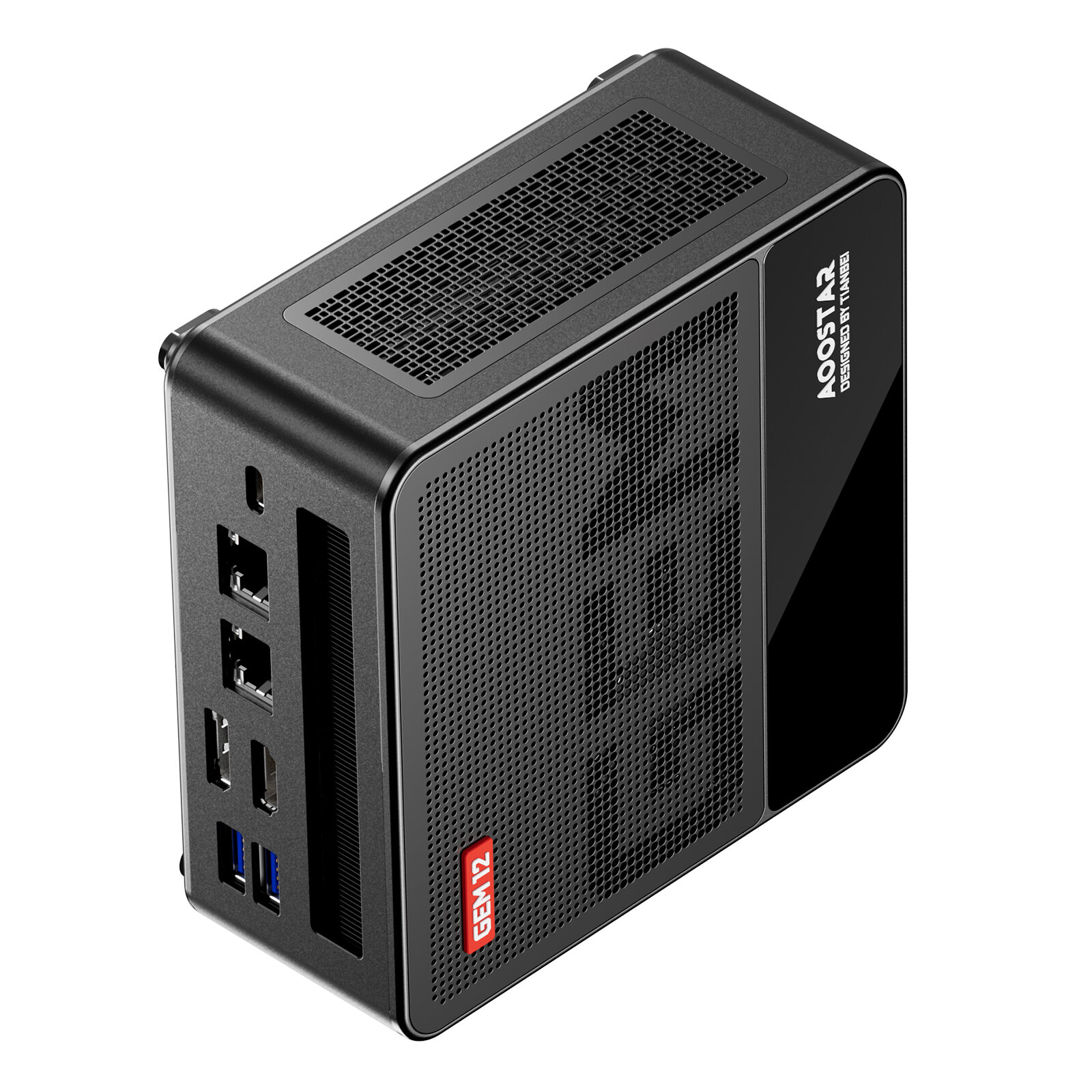 AOOSTAR Мини ПК Windows 11PRO 32G DRR5 RAM 1T SSD Ryzen™ 9 6900HX 8 ядер 16 потоков WIFI6 BT5.2 Двойные порты 2.5G LAN Поддержка 4K@120Hz Дисплей DDR5-4800*2 M.2 NVME4.0 2280*2 HDMI2.1 DP USB4 120W 19V/6.32A 130*130*60mm 550g
