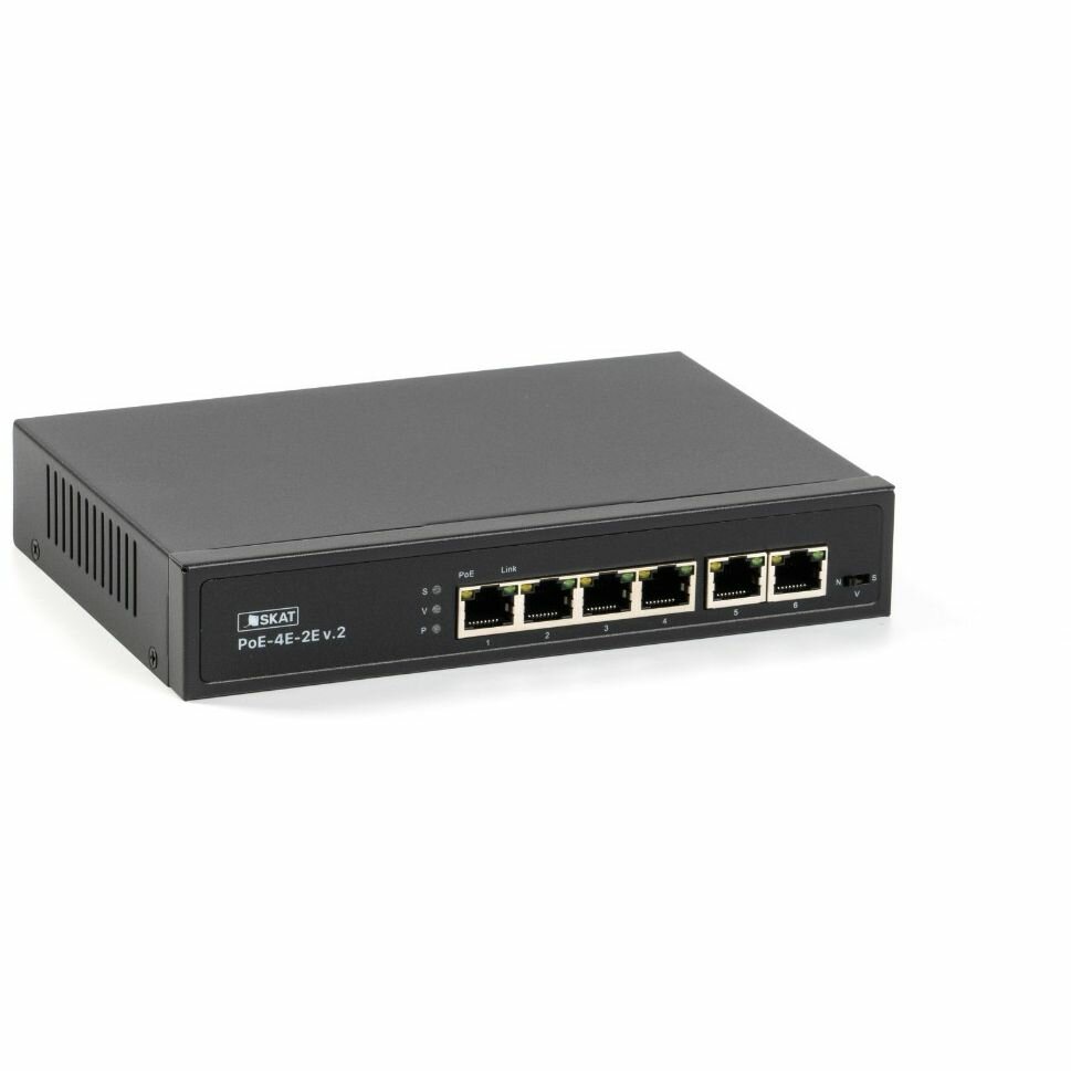 Скат SKAT PoE-4E-2Ev.2 (4071) Коммутатор POE