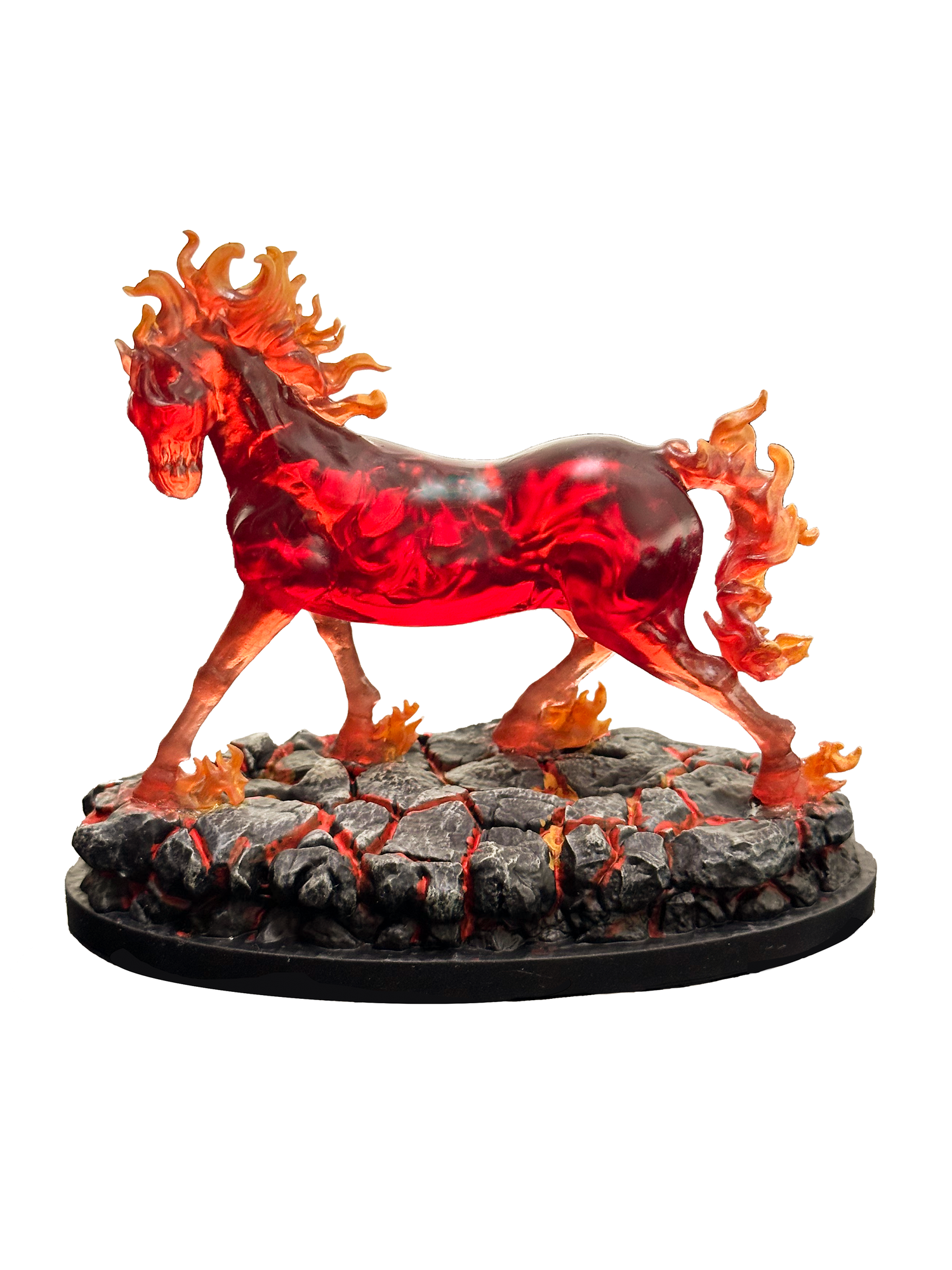 Статуэтка "Огненная Лошадь", символ года 2026, лошадь, фигурка, статуэтки для интерьера, статуэтка китайский новый год