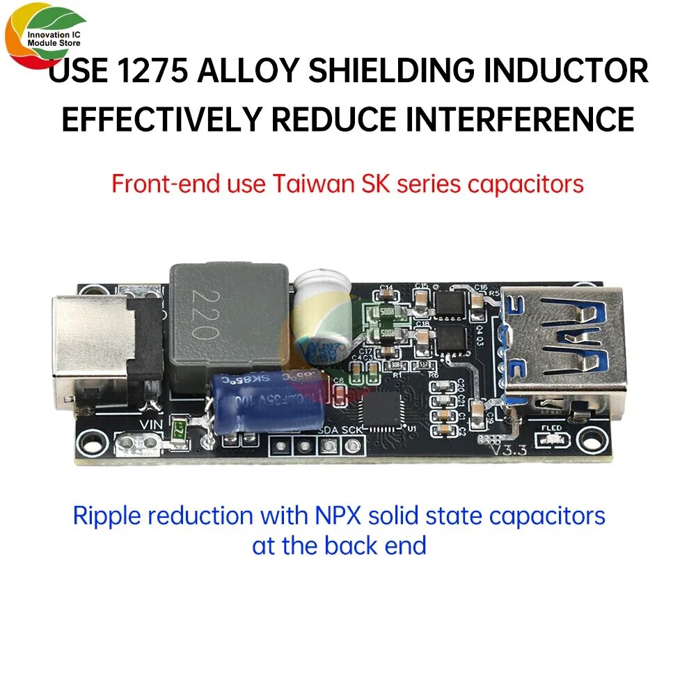 Модуль быстрой зарядки Ziqqucu SW3518 100 Вт