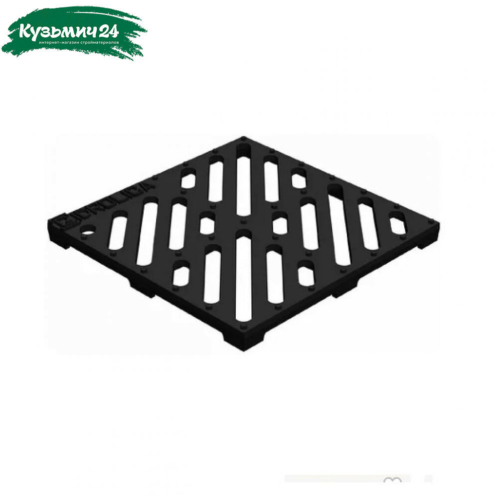 Решетка чугунная 285х285 мм, 1 шт