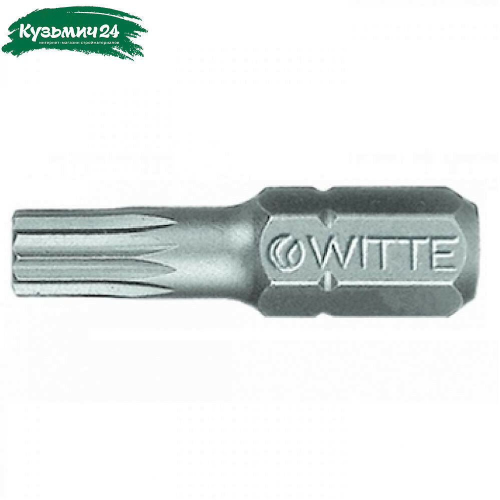 Бита WITTE XZN многозубчатая М6 25 мм 27416