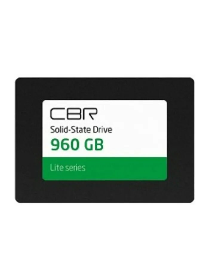 Накопитель SSD CBR SSD-960GB-2.5-LT22 2.5", 960ГБ, 3 бит TLC, TLC 3D NAND, TLC, SATA III