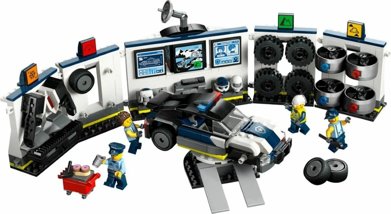 Конструктор LEGO City - Полицейская мастерская по тюнингу - Лего Сити 60457