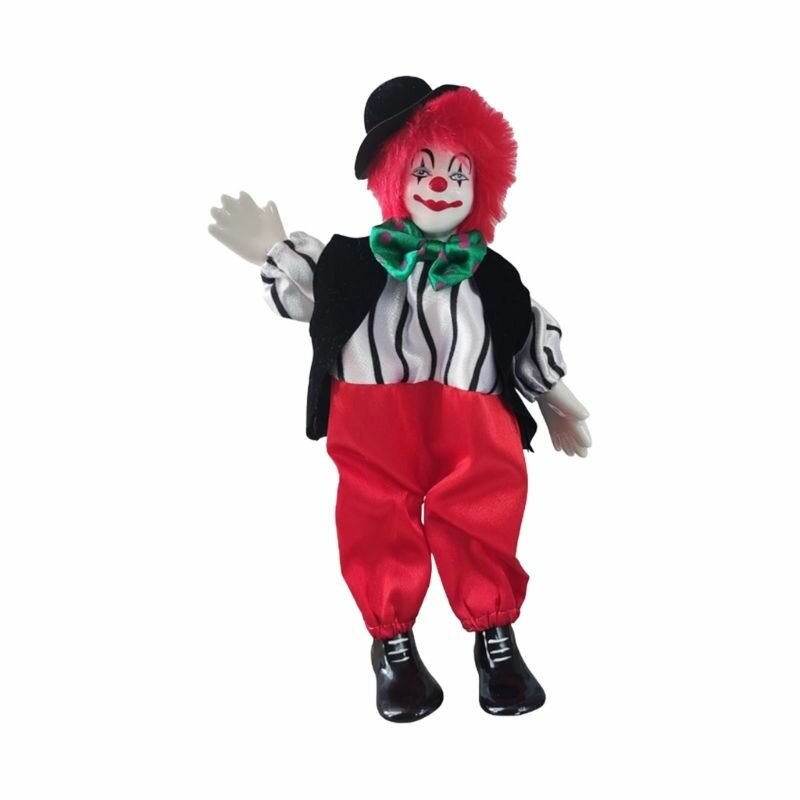 1 шт. Керамическая кукла-клоун в западном стиле, 8 дюймов ( 20 см)