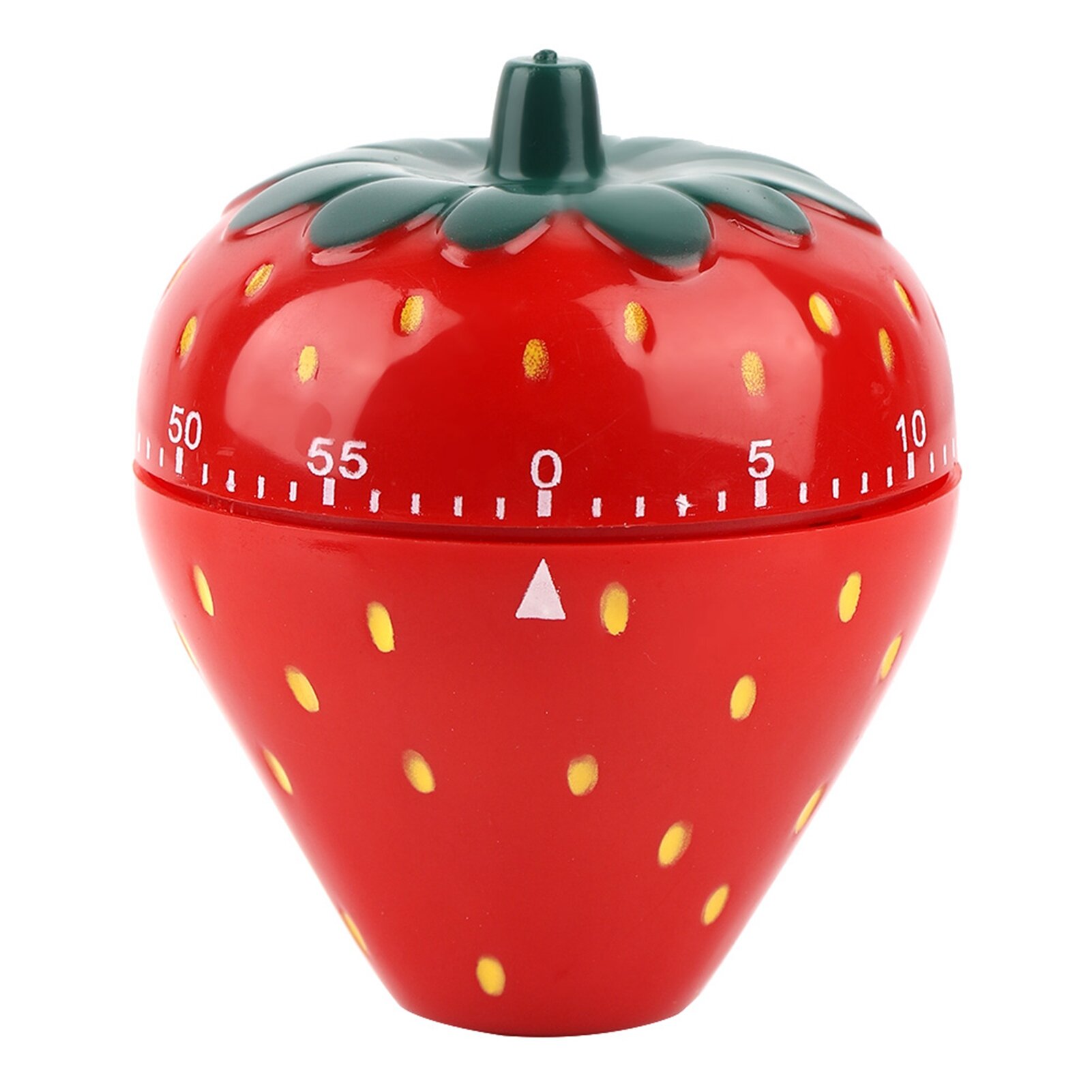 Mechanical Wind-Up Timer, Kitchen Strawberry Shaped Non-toxic Red for Home