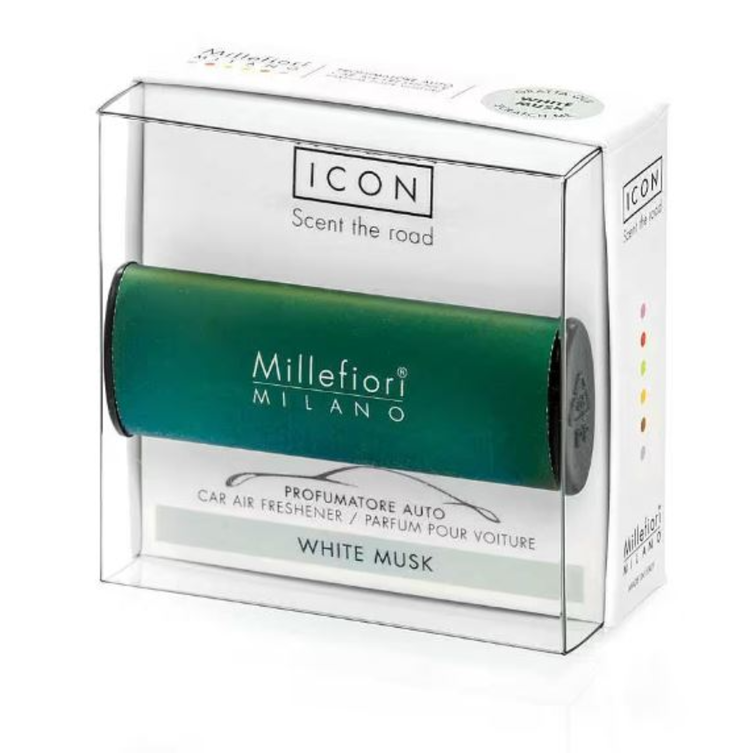 Ароматизатор для автомобиля Millefiori Milano ICON CLASSIC "WHITE MUSK" 17CARGR