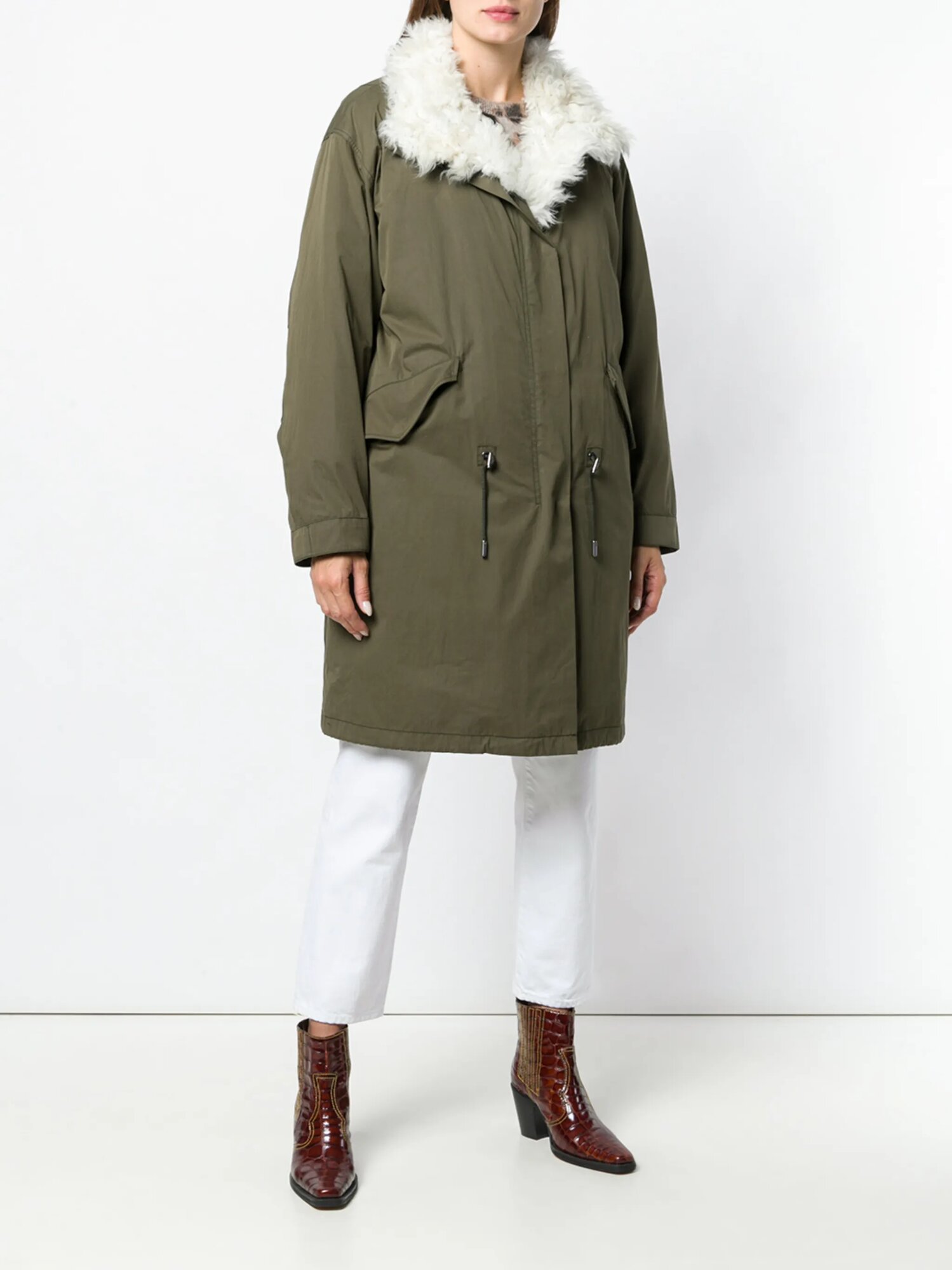 Парка Yves Salomon Padded military parka, размер 36 — фото 1