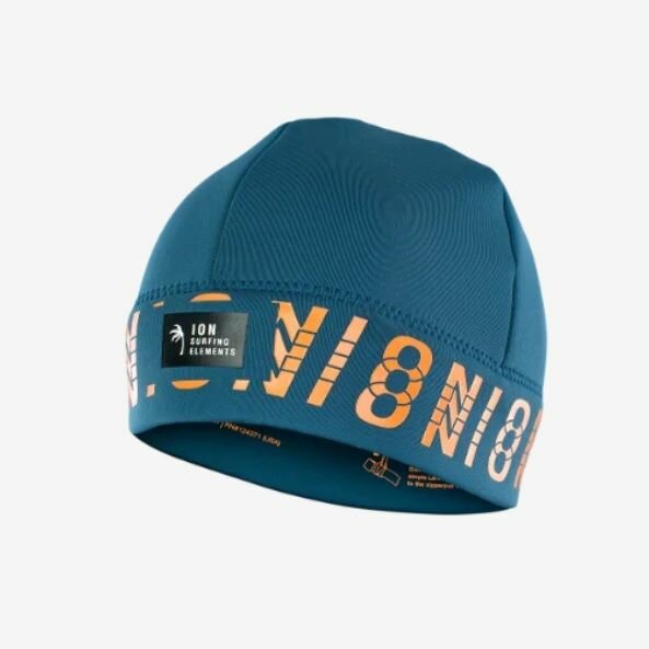 Гидрошапка ION "Logo Beanie", неопрен/нейлон, унисекс, размер М, бирюзовая