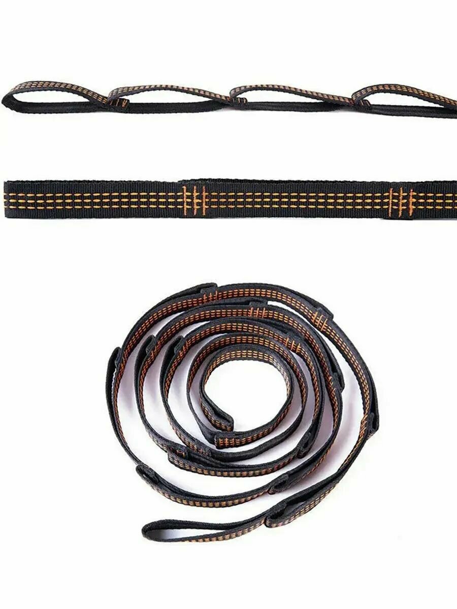 Подвес для гамака Подвес для гамака поможет быстро закрепить ваш гамак между деревьями или другими опорами