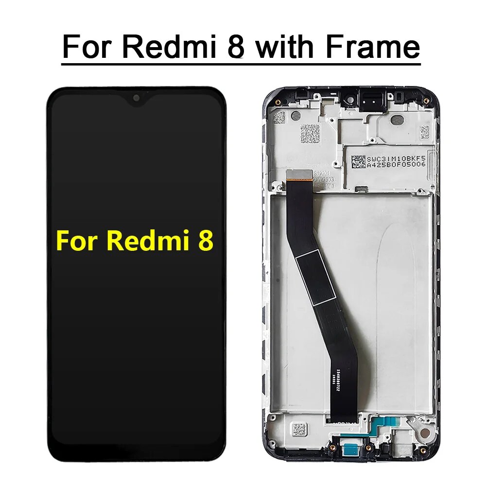 Для Xiaomi Redmi 7 Redmi 7A Redmi 8 Redmi 8A ЖК-дисплей с дигитайзером сенсорного Redmi 8 with Frame