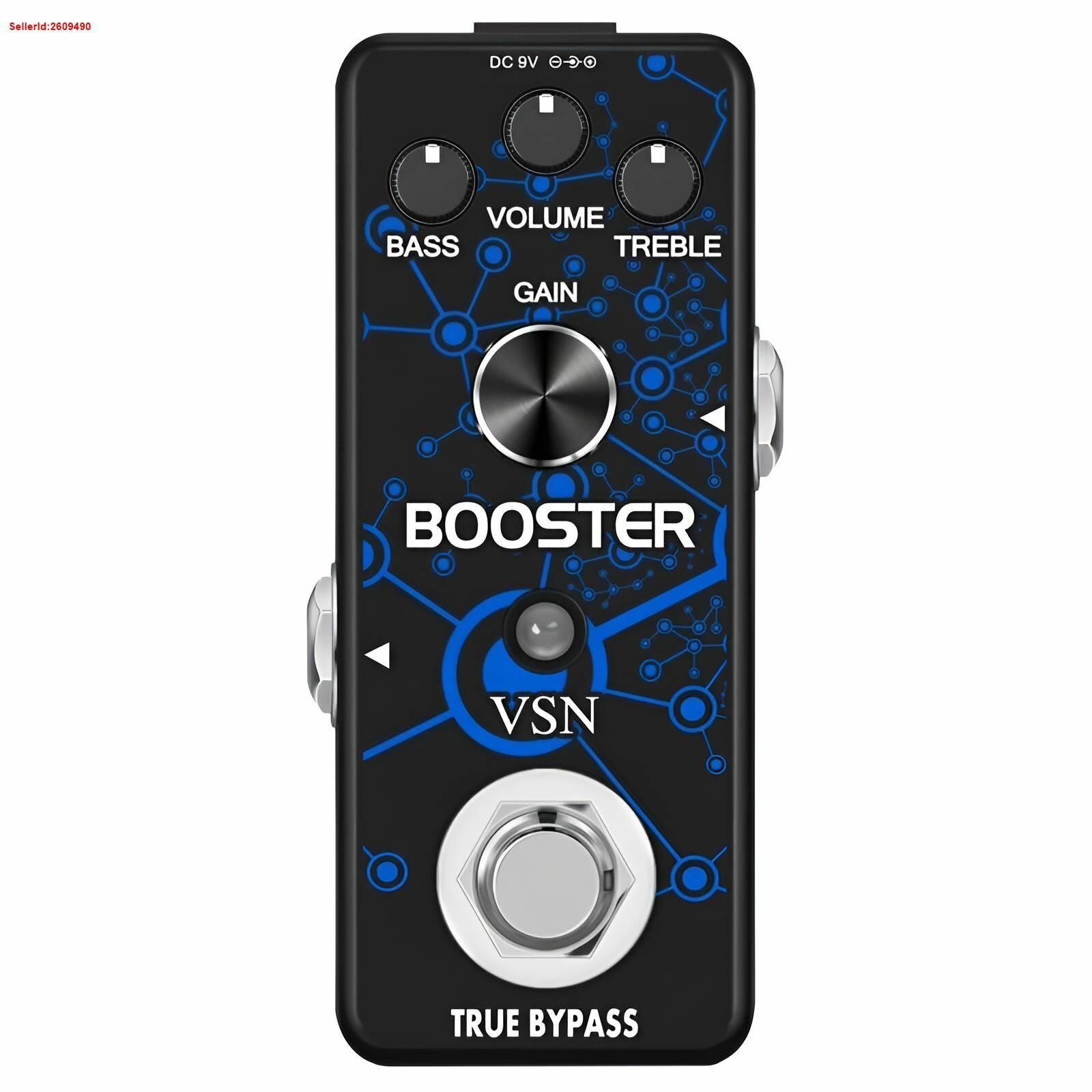 Гитарная педаль эффектов Booster Аналоговые педали эффектов Boost для электрогитары мини-педали буста