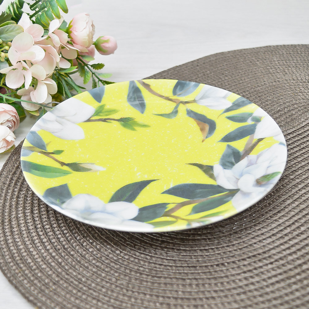 Тарелка 200мм мелкая форма Универсал Жасмин 050571