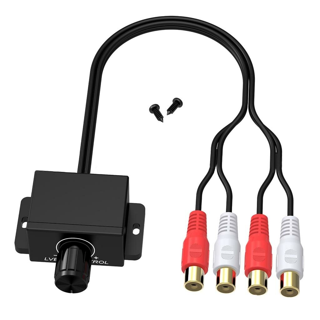 Регулятор уровня сигнала RCA для автомобильного усилителя
