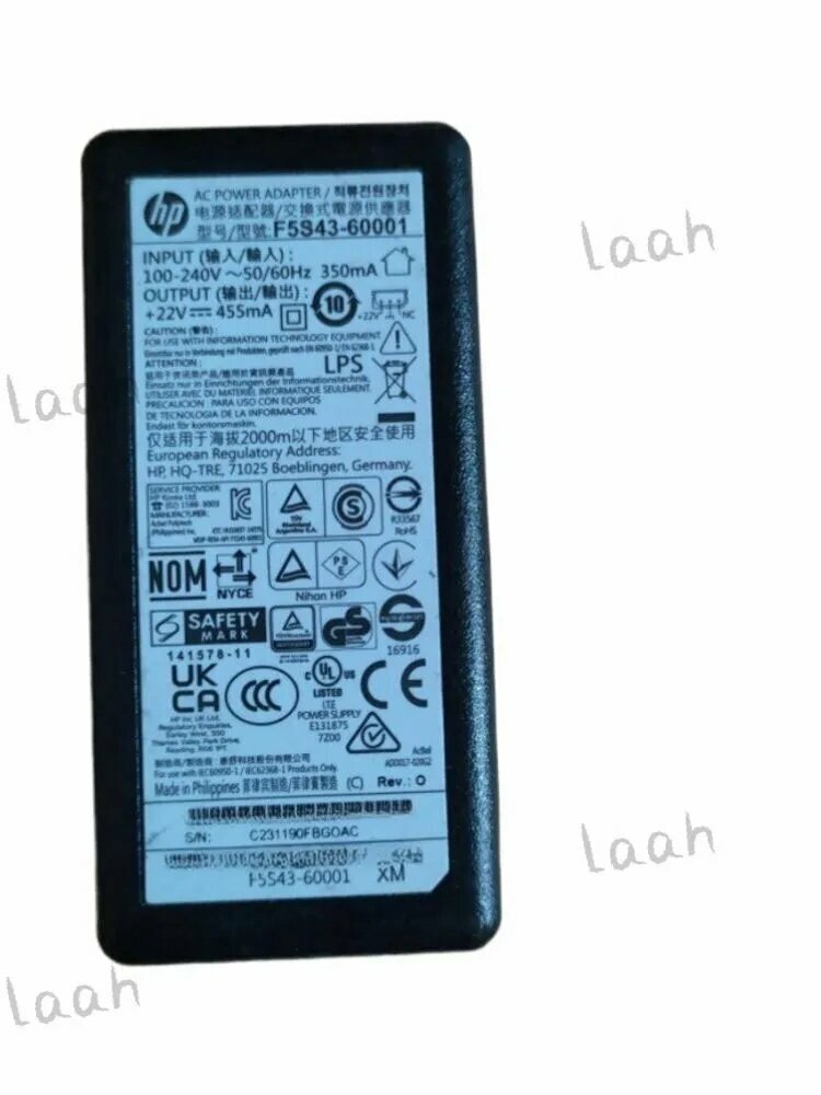 Блок питания принтера HP F5S43-60001