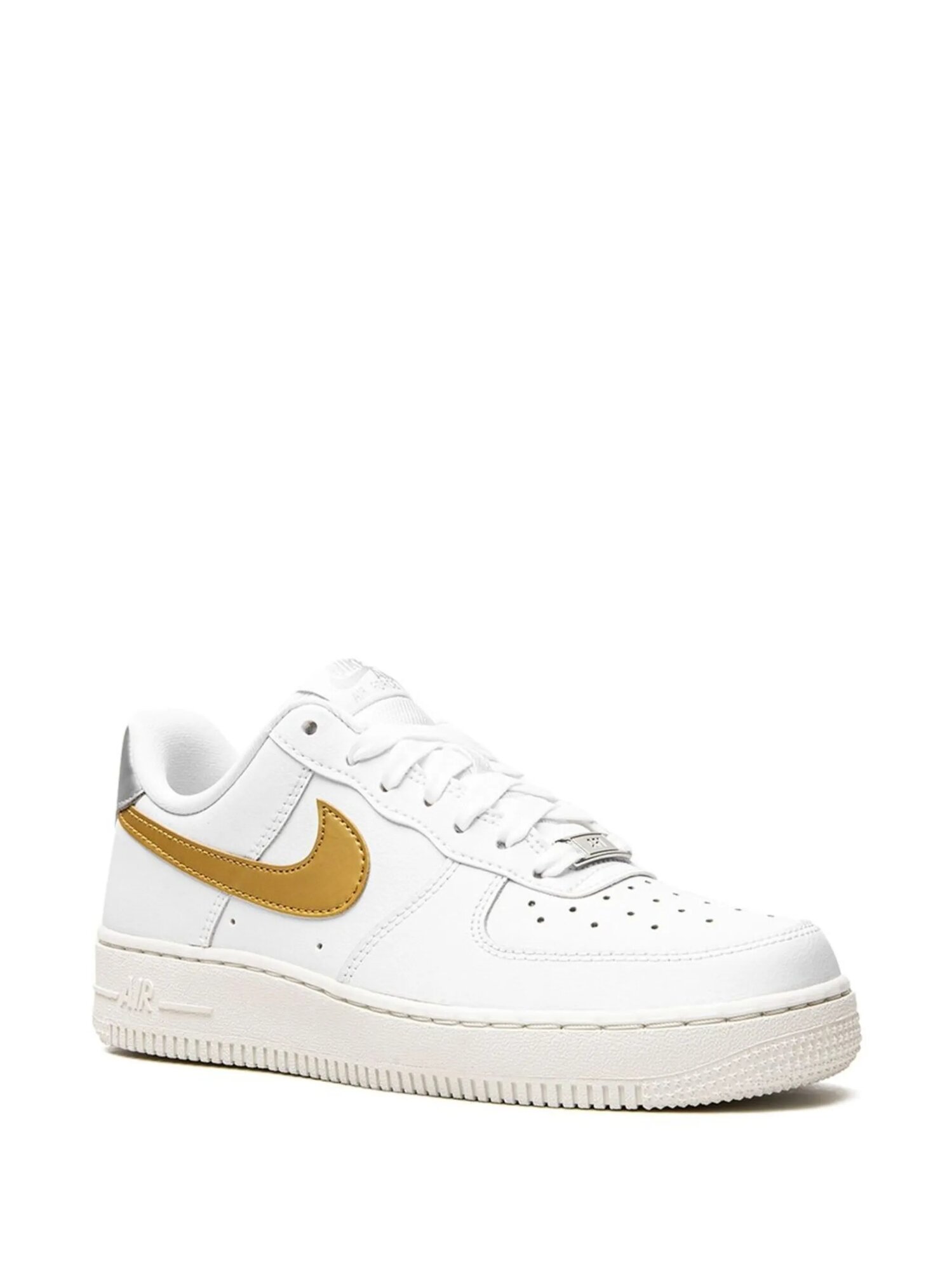 Кроссовки NIKE Air Force 1, размер 9 US, серебристый — фото 1