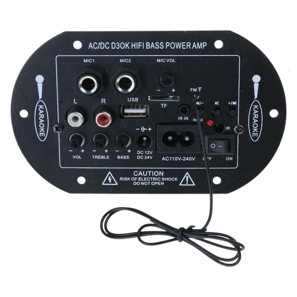 Аксессуары для динамиков, Европейский стандарт Bluetooth сабвуфер плата усилителя мощности U-дисковый динамик многофункциональные аксессуары