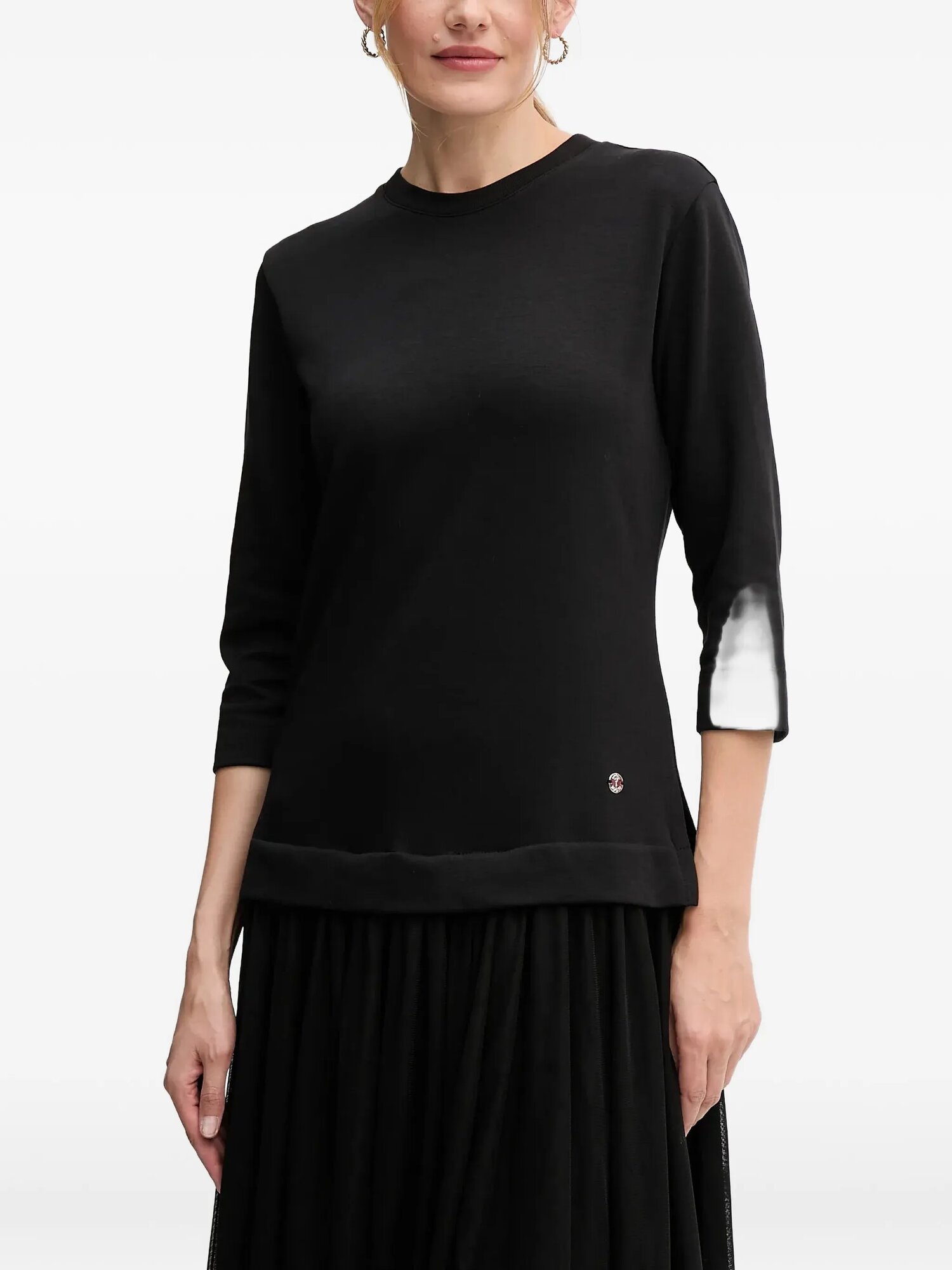 Платье Three-quarter-sleeve tulle dress