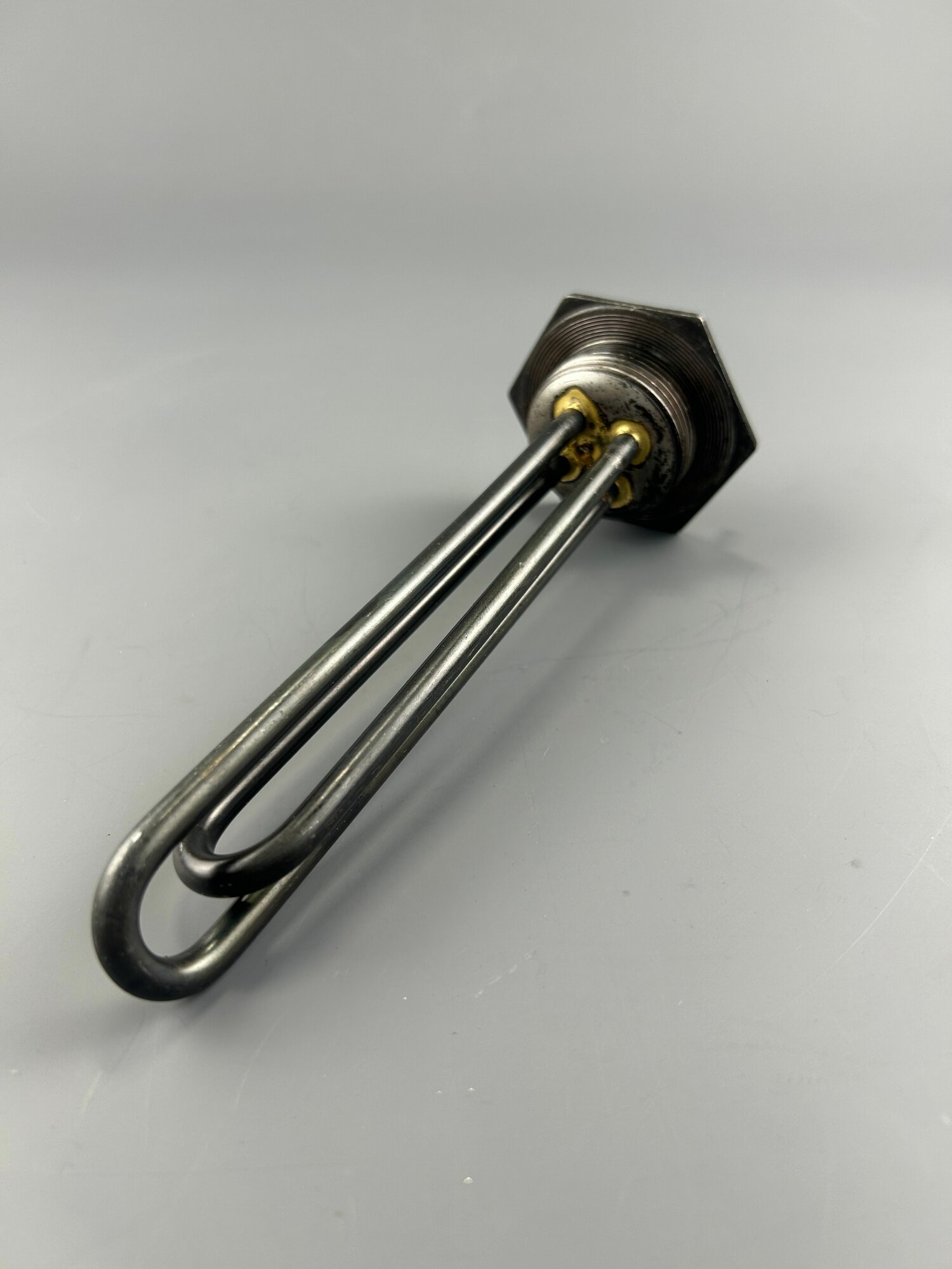 ТЭН для масляного радиатора 1000W (550W+450W) 230V, резьба 42мм, L178мм