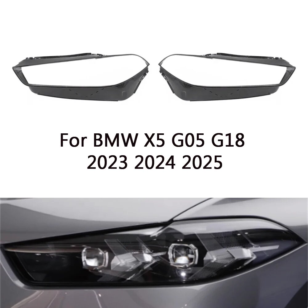 Для BMW X5 G05 G18 2023 2024 2025 передняя фара автомобиля крышка объектива корпус лампы 1pcs Right