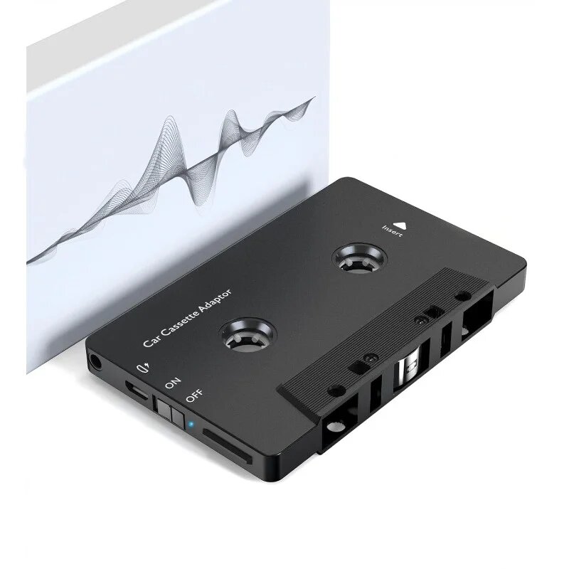 Кассетный Bluetooth-адаптер для автомобиля, кассетный адаптер Bluetooth 5.1, автомобильный аудиокассетный Bluetooth-приемник
