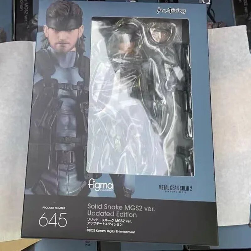 Bandai Figma Metal Gear Solid 2 Solid Snake PVC Фигурка